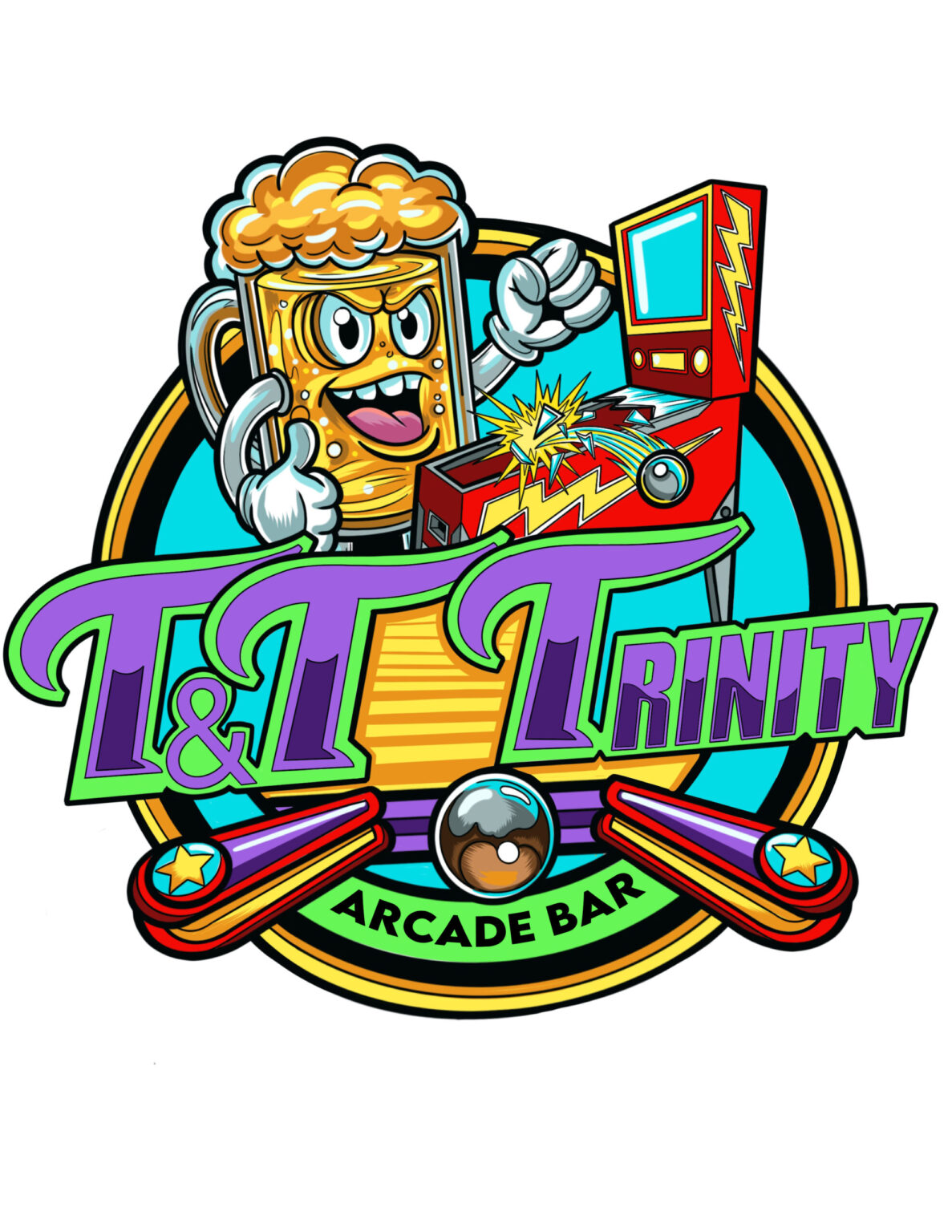 Sip, Play, Repeat! Classic arcade serving beer and wine - T&T Trinity ...