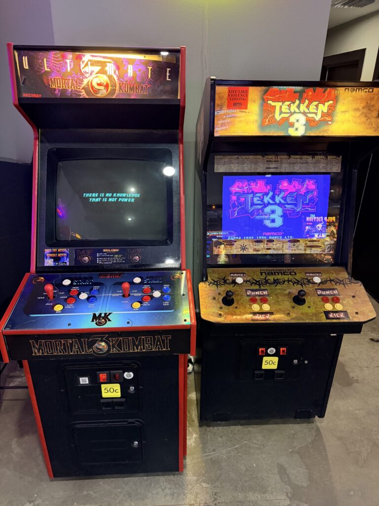 Sip, Play, Repeat! Classic arcade serving beer and wine - T&T Trinity ...